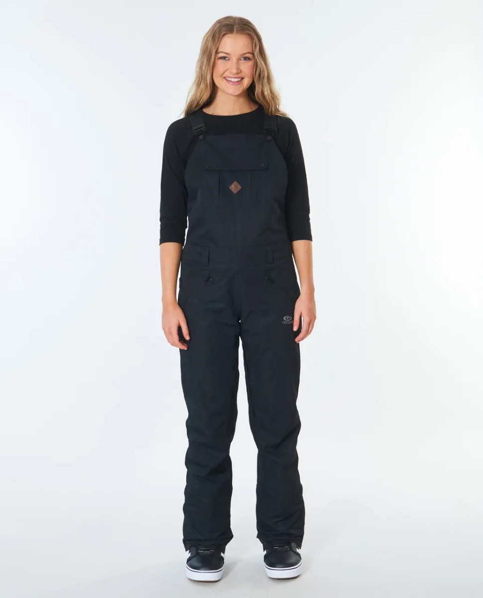 RIP CURL W Anti Series Vermont Bib 10K/10K - Black | SURFHOUSE